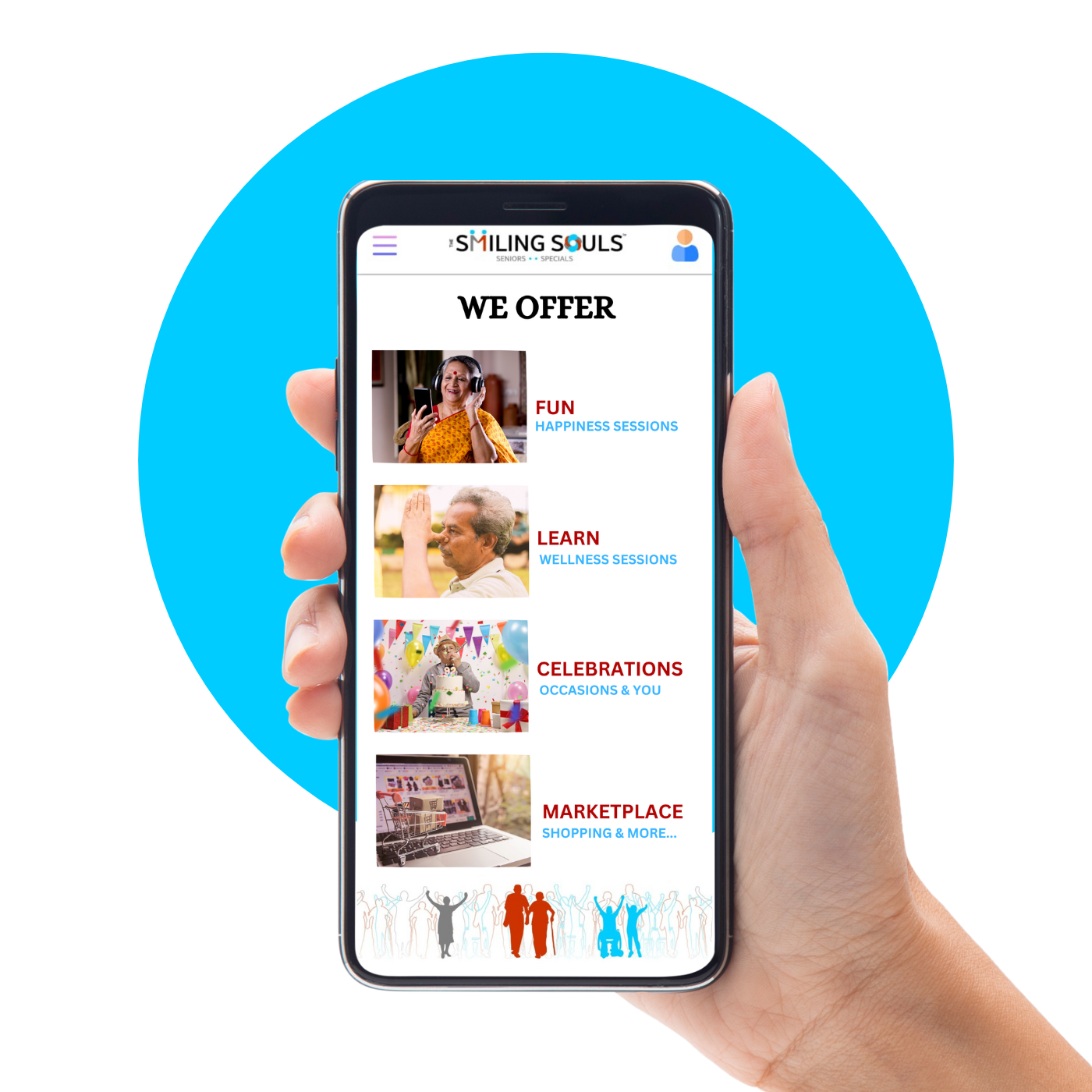 Seniors & Specials Wellness & Engagement Platform | The Smiling Souls